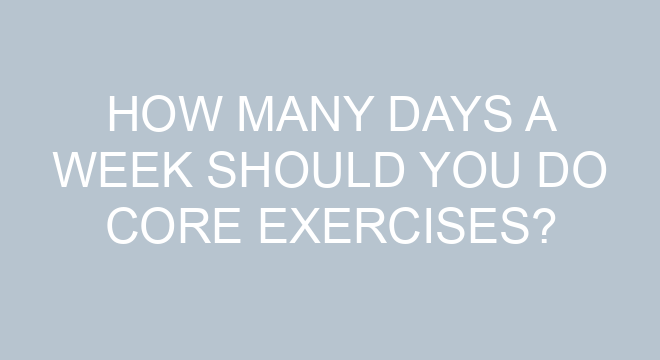 How Many Days A Week Should You Do Core Exercises how-many-days-a-week-should-you-do-core-exercises