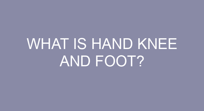 What Is Hand Knee And Foot?