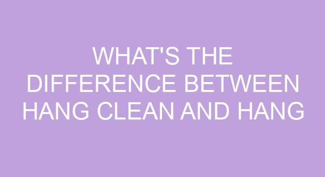 What s The Difference Between Hang Clean And Hang Power Clean what-s-the-difference-between-hang-clean-and-hang-power-clean